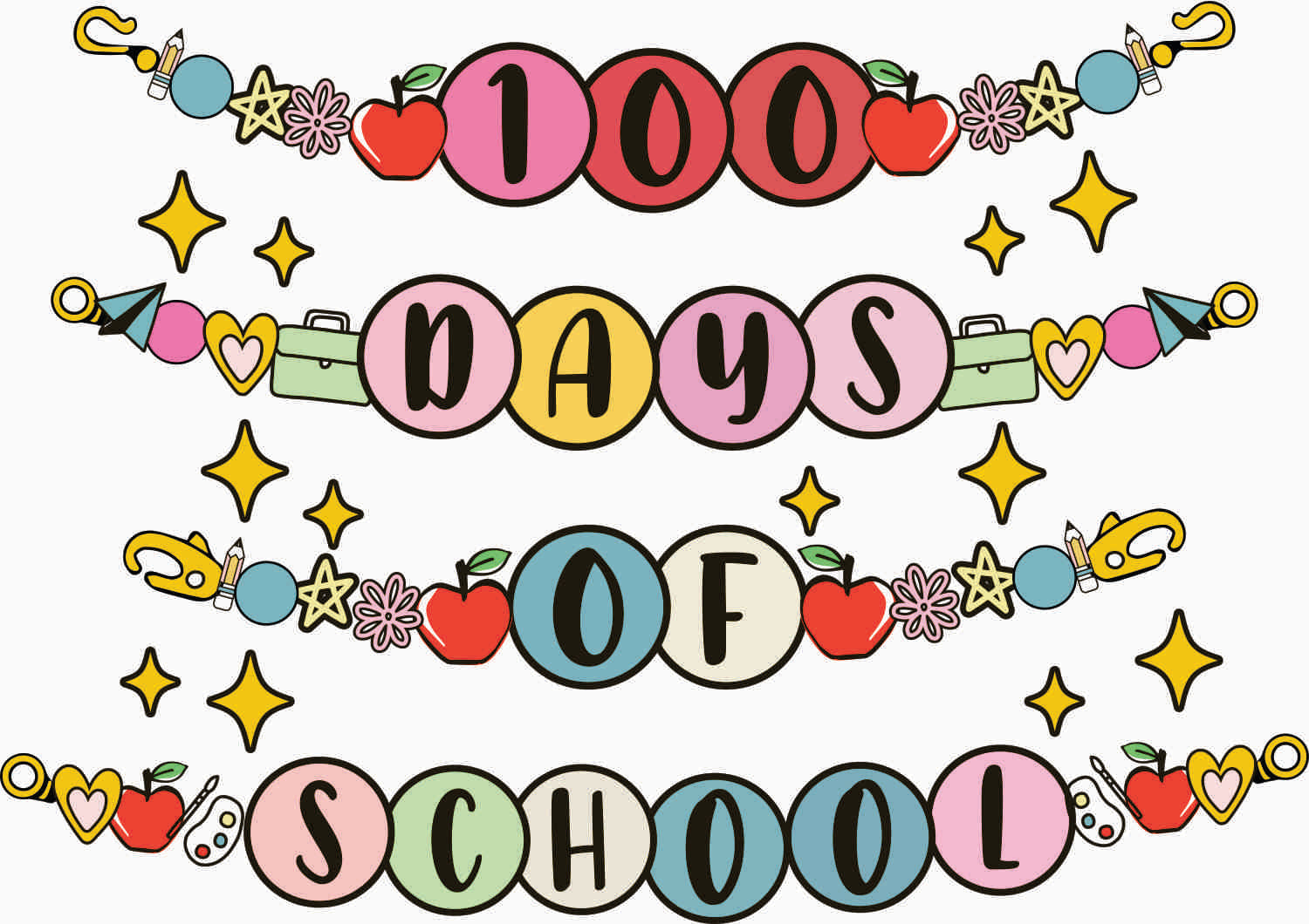 100 Days of School 02 – YKKDTF